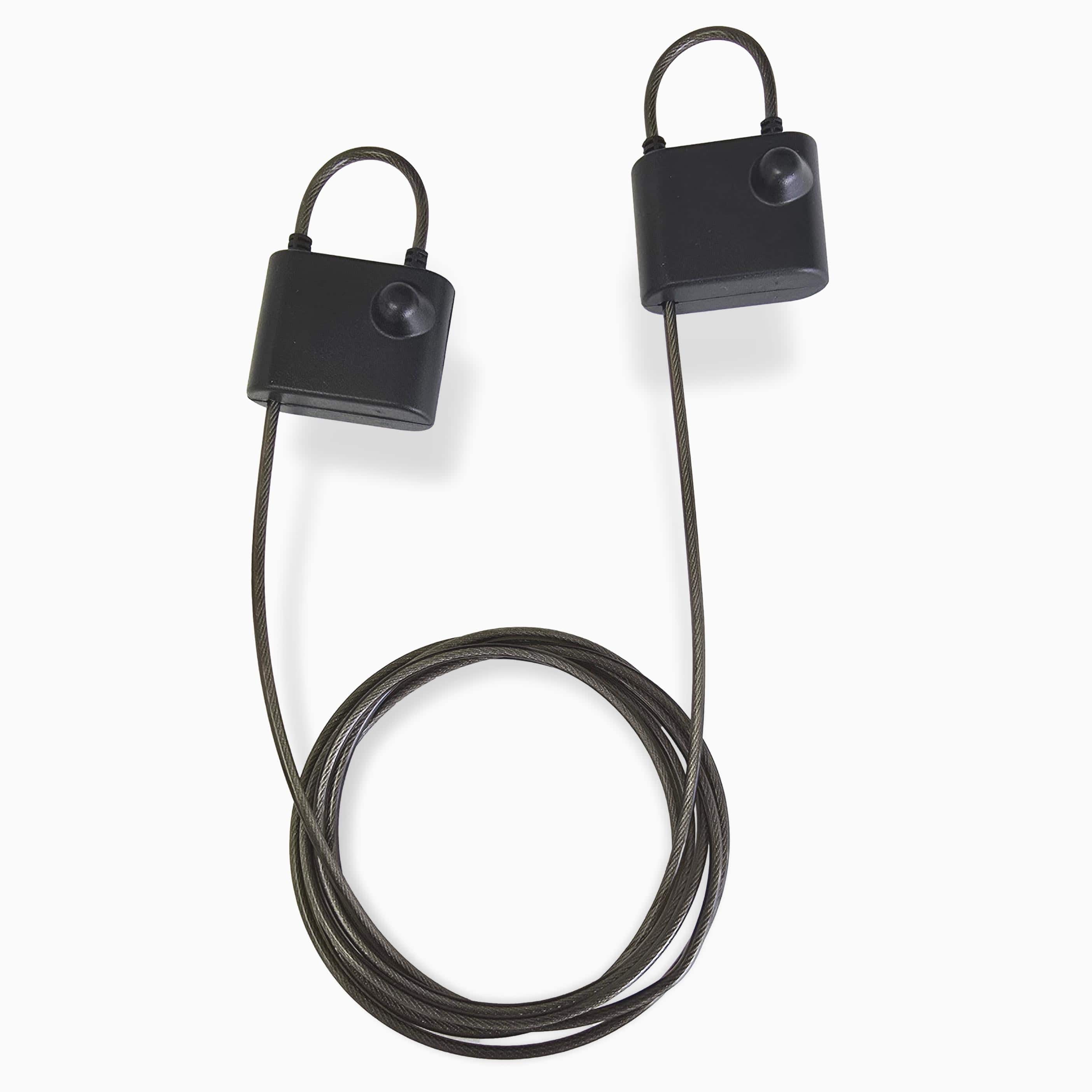 Heavy Duty Tether with Magnetic Padlock Clasp